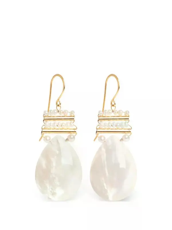 FREYA ROSE Drop-design Earrings - Gold
