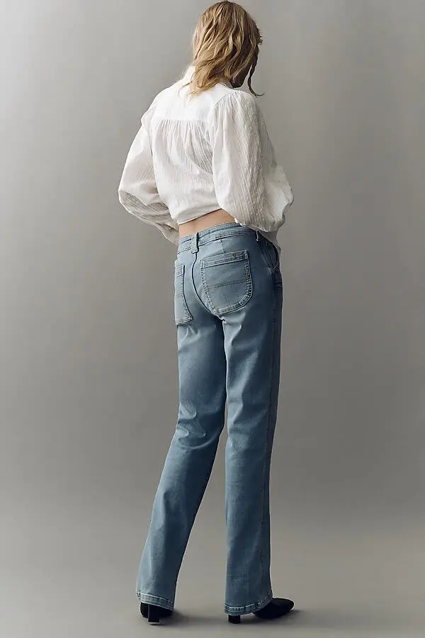 PILCRO Dylan Mid-rise Straight Leg Jeans