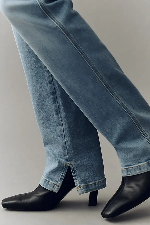 PILCRO Dylan Mid-rise Straight Leg Jeans