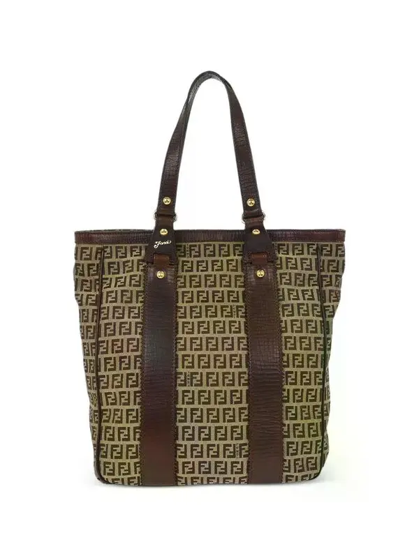 Fendi 2006 Zucchino Canvas Tote Bag