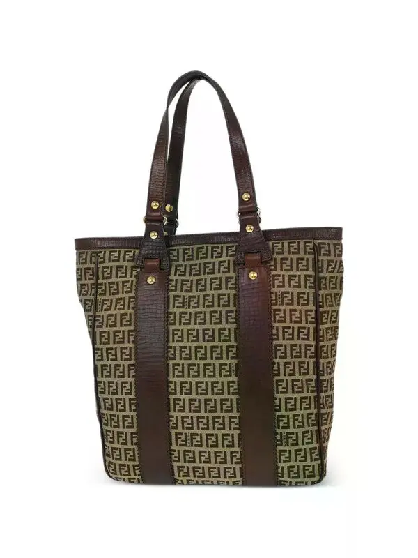 Fendi 2006 Zucchino Canvas Tote Bag