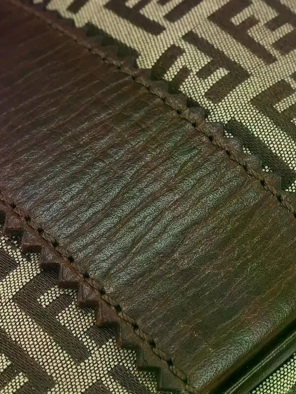 Fendi 2006 Zucchino Canvas Tote Bag