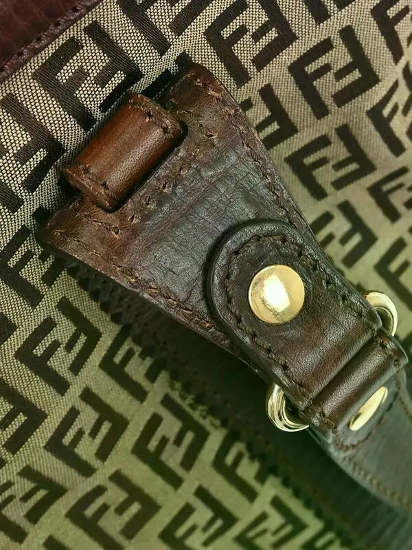 Fendi 2006 Zucchino Canvas Tote Bag