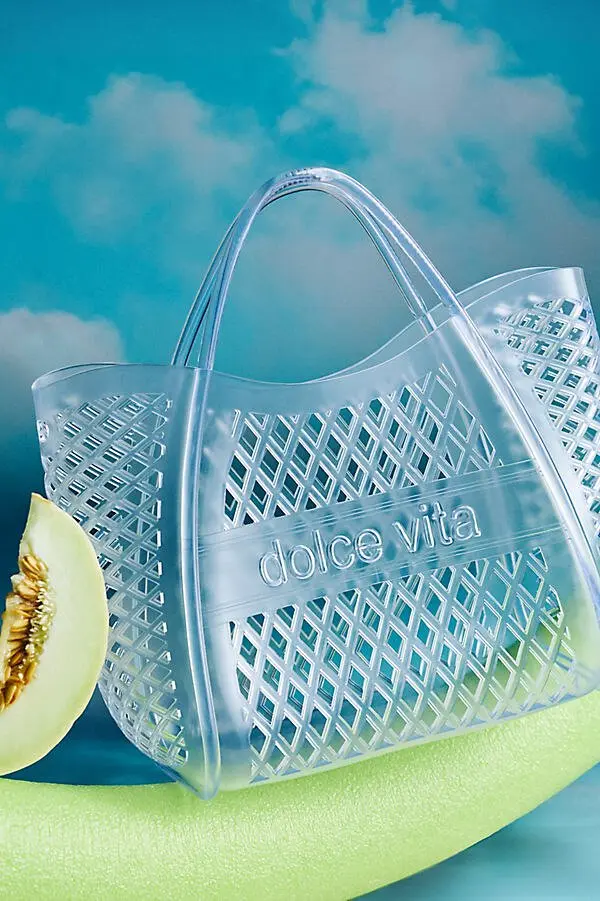 Dolce Vita Molded Pvc Tote - Clear