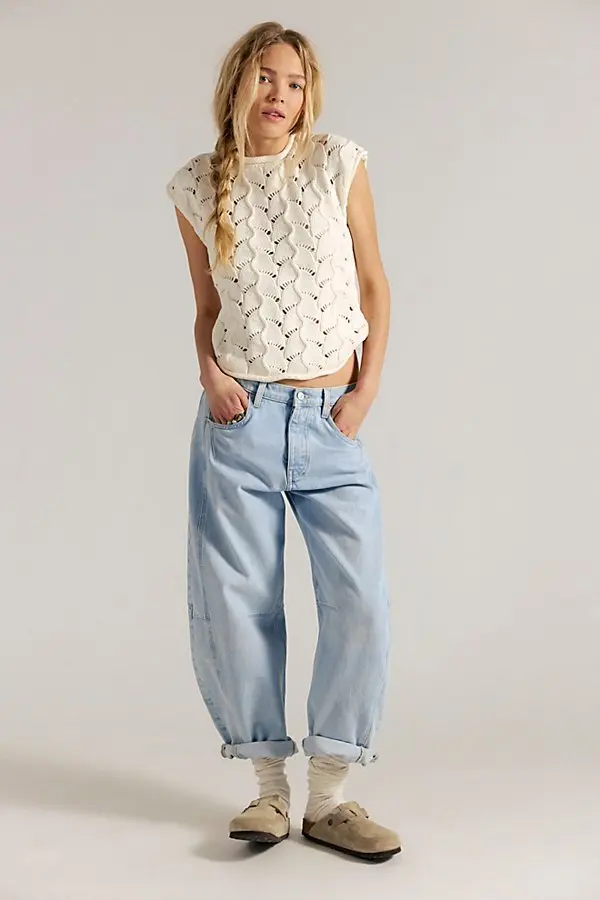 Free People Melvin Knit Tee