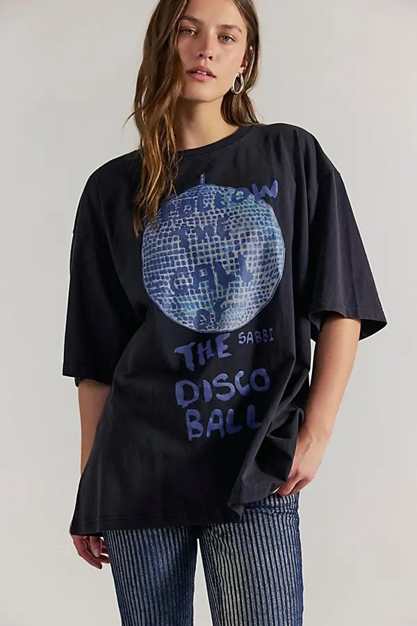 SABBI Graphic Oversized Tee