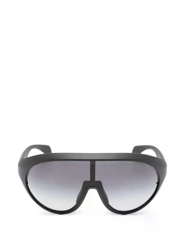 MONCLER + RICK OWENS Gradient Shield Sunglasses - Black