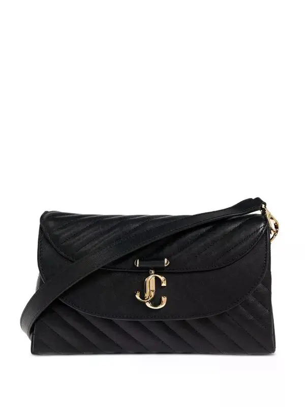 JIMMY CHOO Curve Leather Top-handle Bag - Blue