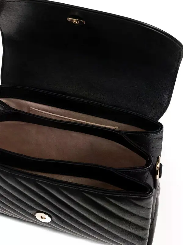 JIMMY CHOO Curve Leather Top-handle Bag - Blue