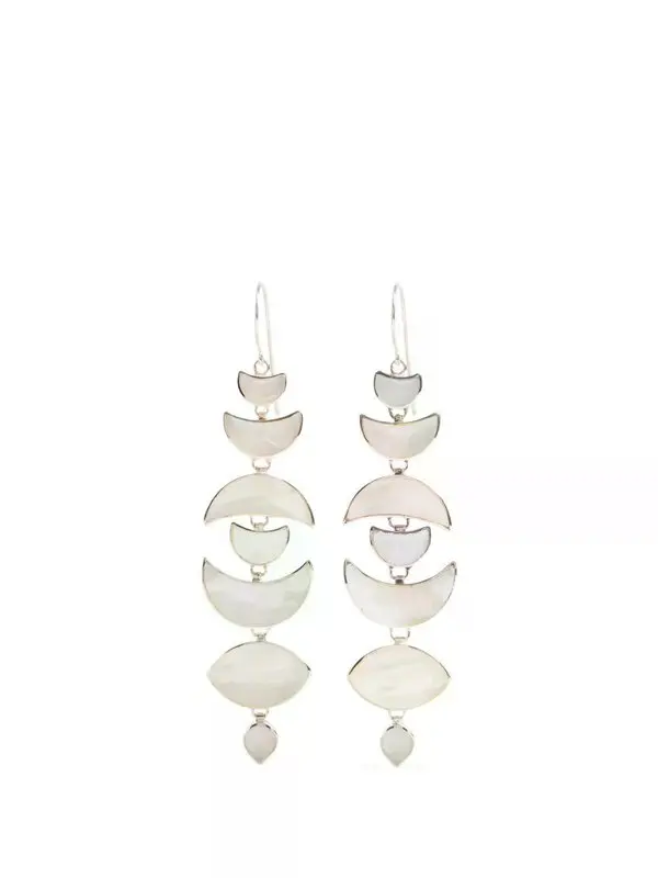 FREYA ROSE Warrioress Moon Earrings - Silver