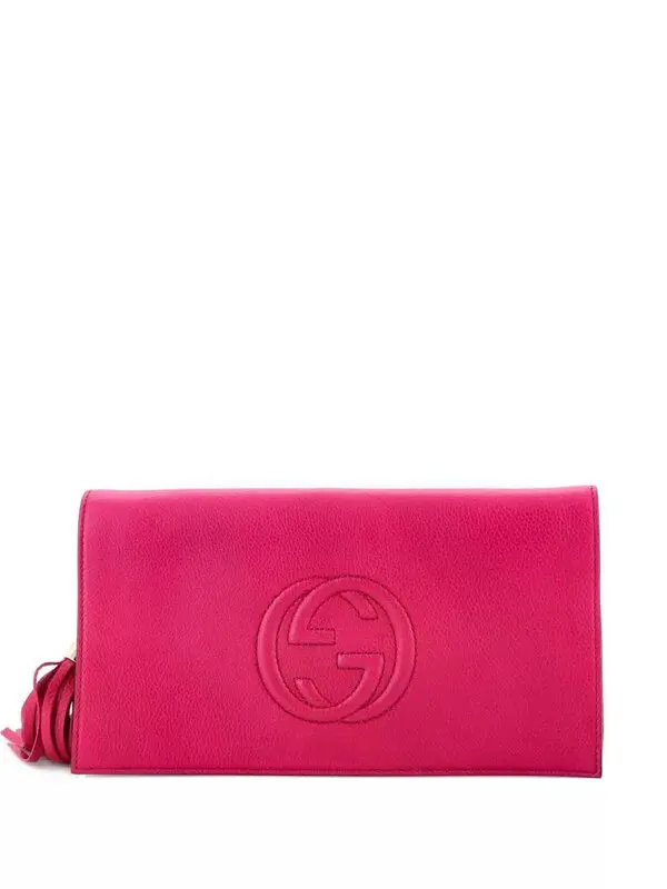 Gucci Soho Leather Clutch