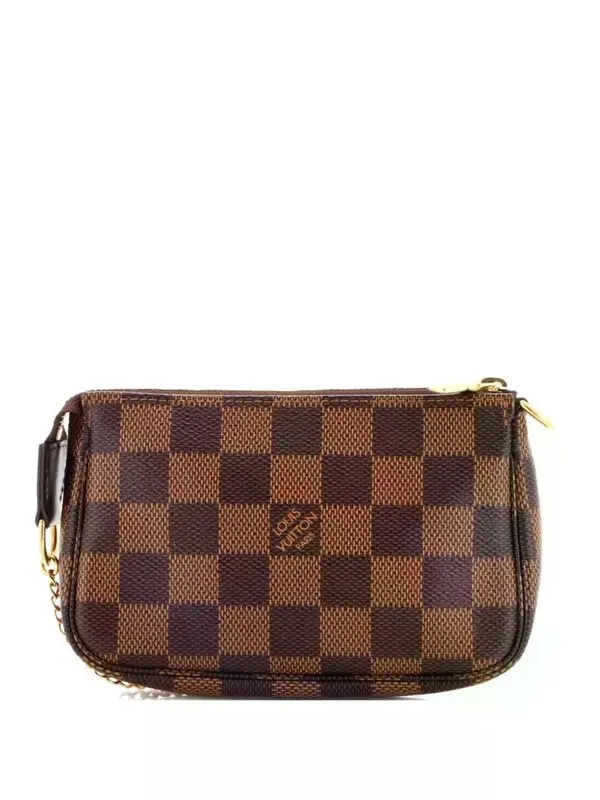 LOUIS VUITTON Pochette Accessoires Damier - Brown