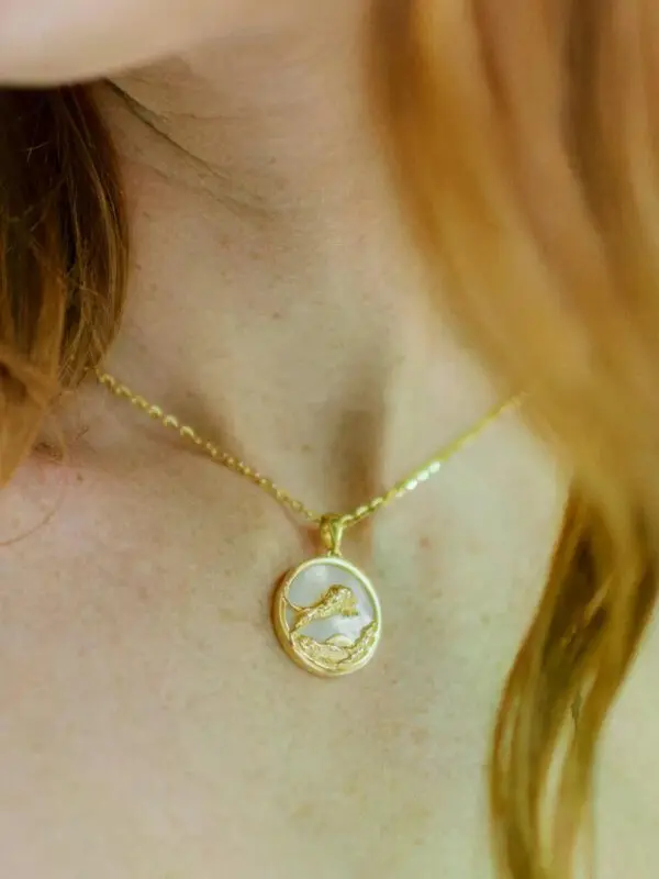 FREYA ROSE Leo Zodiac Pendant Necklace