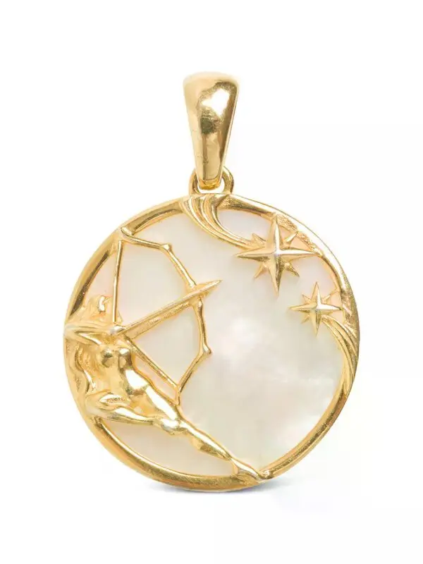 FREYA ROSE Sagittarius Star-sign Pendant - Gold
