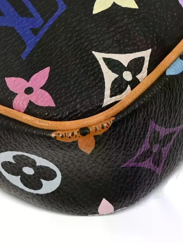 LOUIS VUITTON X Takashi Murakami 2005 Rift Monogram Shoulder Bag