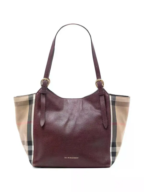 Burberry 2000-2017 Small Canterbury Tote Bag - Red
