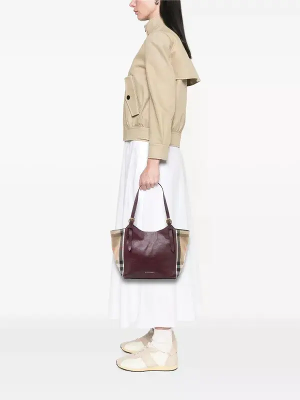 Burberry 2000-2017 Small Canterbury Tote Bag - Red