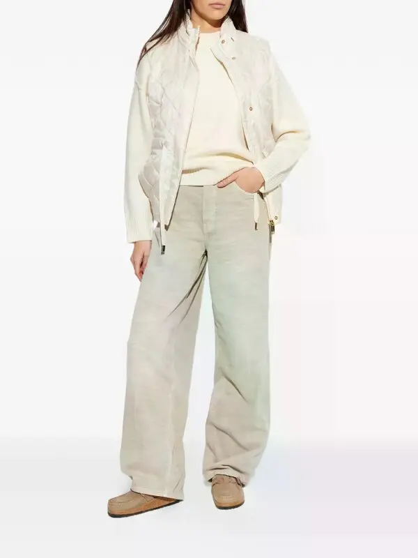 Michael Kors Quilted Tie-waist Gilet - Neutrals