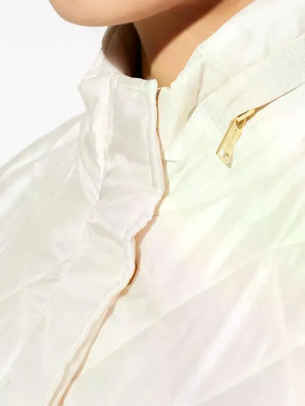 Michael Kors Quilted Tie-waist Gilet - Neutrals