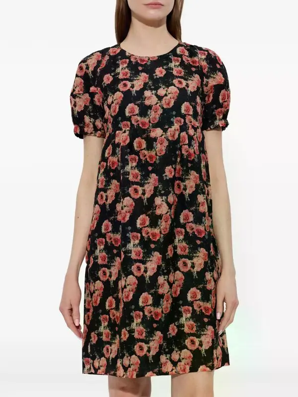 R13 Rose-print Mini Dress