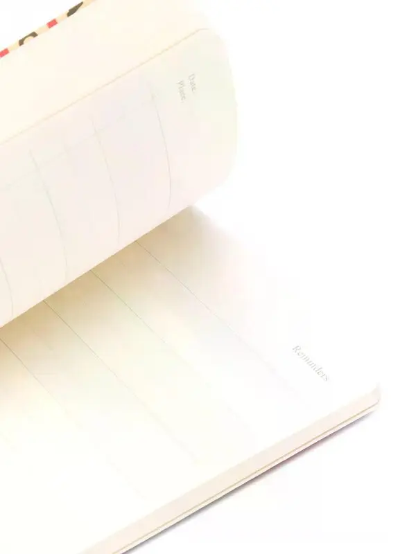 SELETTI Checkered Floral Notebook