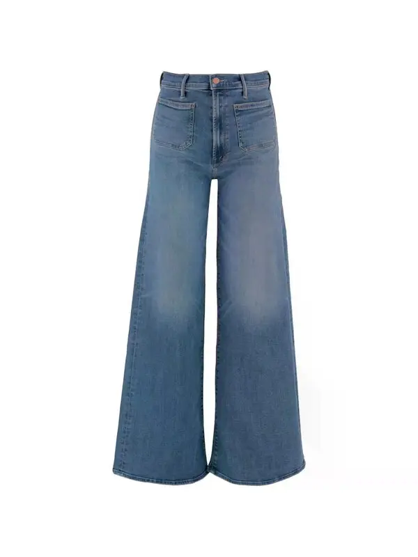 MOTHER High-rise Wide-leg Jeans