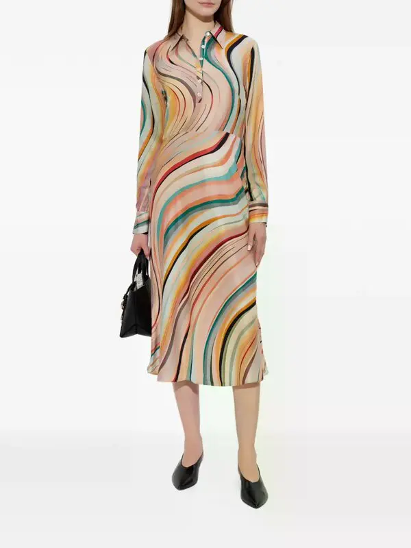 Paul Smith Long-sleeve Midi Dress