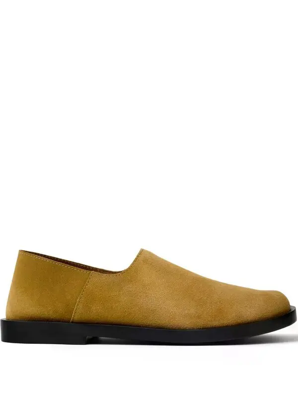 Camper Suede Slip-on Loafers - Neutrals