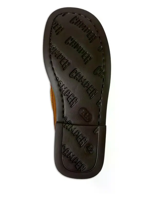 Camper Leather Boat Shoes - Brown