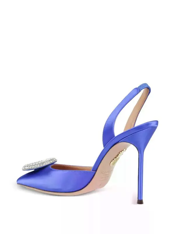 AQUAZZURA Crystal-embellished Slingback Sandals