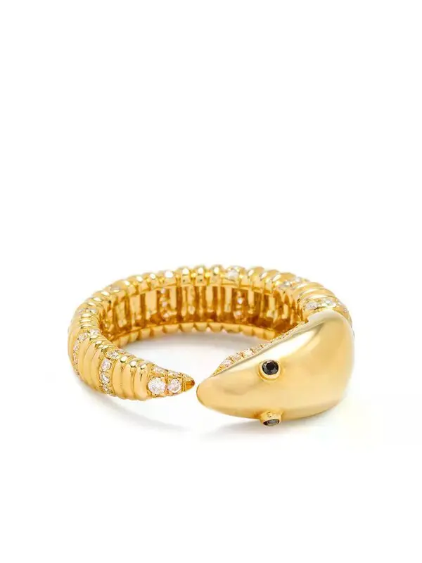 Yvonne Léon 9k Yellow Crayfish Diamond Ring