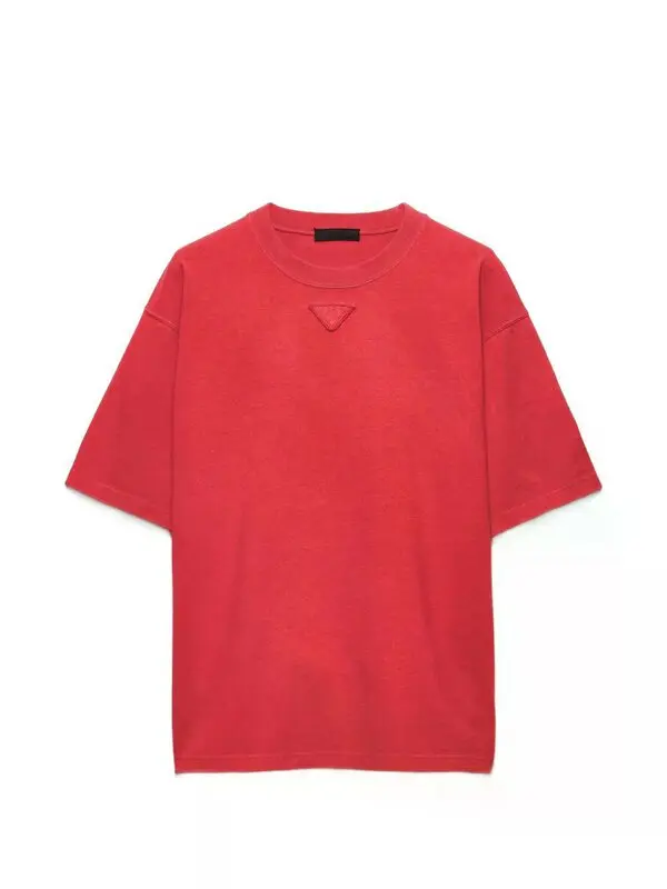 Prada Triangle-logo T-shirt
