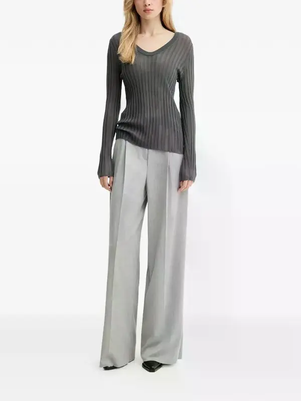 IRO PARIS Hattie Ribbed V-neck Sweater