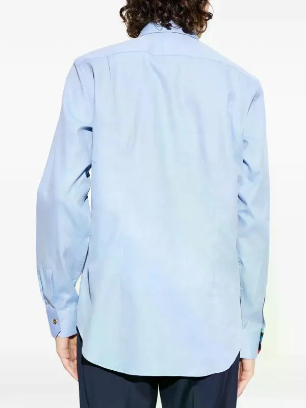 Paul Smith Long-sleeved Buttoned Shirt - Blue