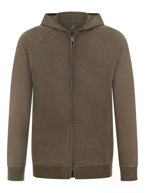 Boggi Milano Full-zip Hooded Jumper