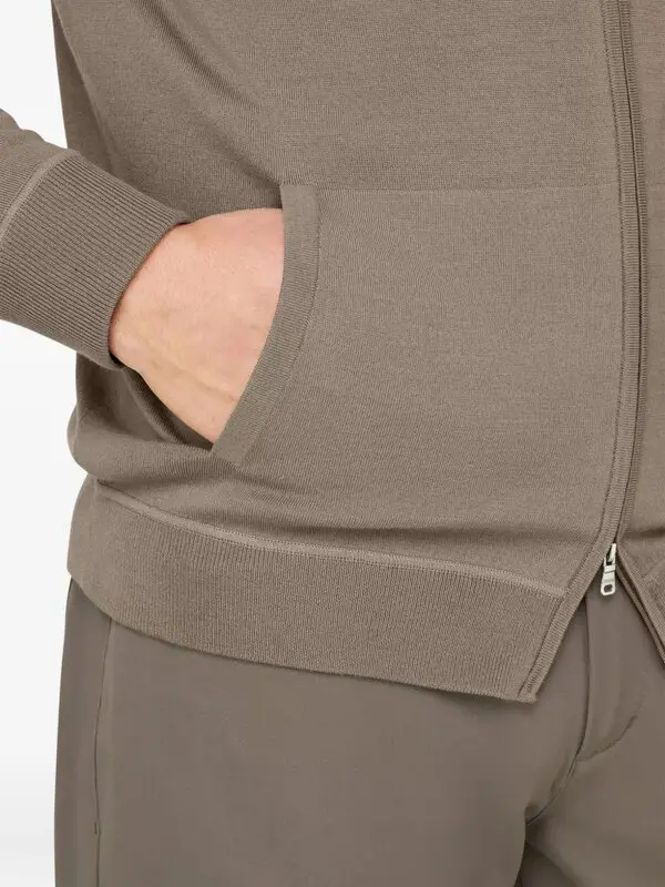 Boggi Milano Full-zip Hooded Jumper