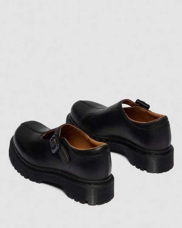 Dr. Martens Rejena Old Harness Leather Mary Jane Shoes - Black