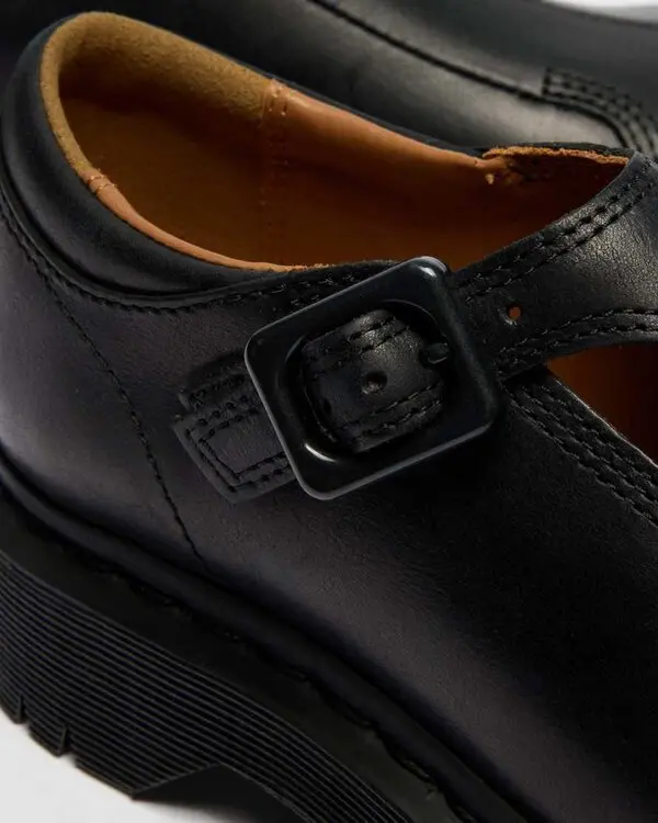 Dr. Martens Rejena Old Harness Leather Mary Jane Shoes - Black