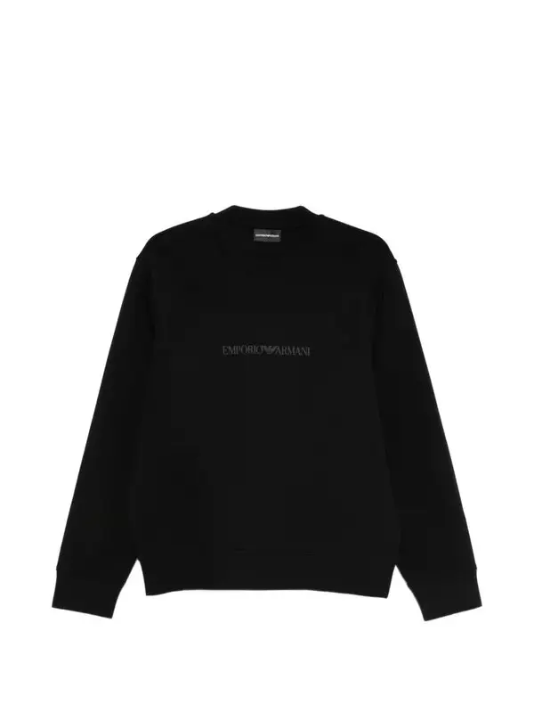 Emporio Armani Logo-detail Crew-neck Sweatshirt