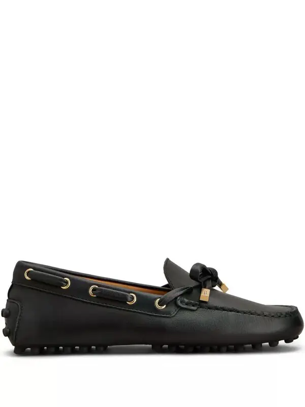 TOD'S Bow-detail Gommino Loafers