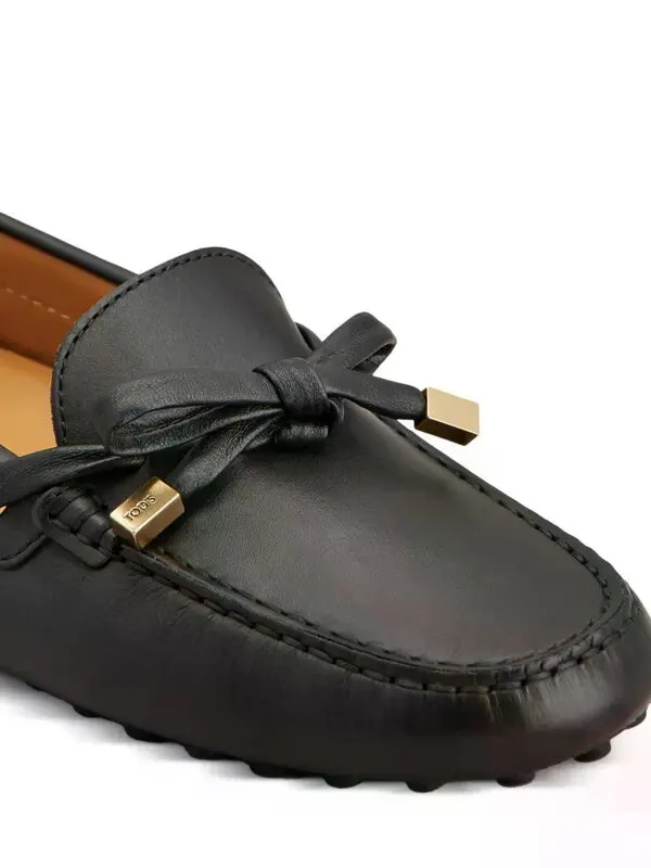 TOD'S Bow-detail Gommino Loafers