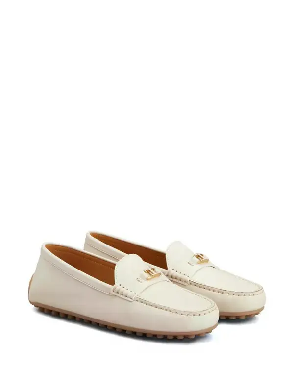 TOD'S Leather Loafers - Neutrals