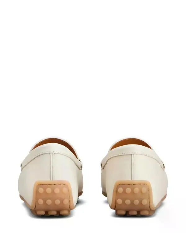 TOD'S Leather Loafers - Neutrals