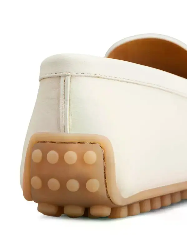 TOD'S Leather Loafers - Neutrals
