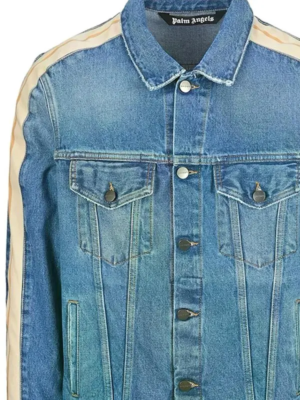 Palm Angels Paneled Denim Jacket