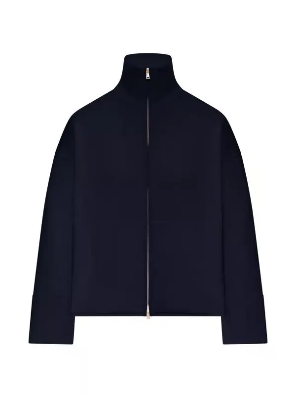 Max Mara Zip-up Cardigan - Blue