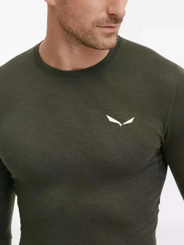 SALEWA Long-sleeve Logo Top