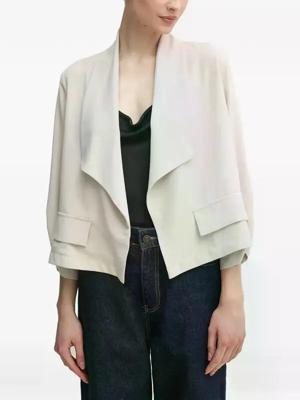 Joseph Ribkoff Gathered-sleeve Pocket Jacket