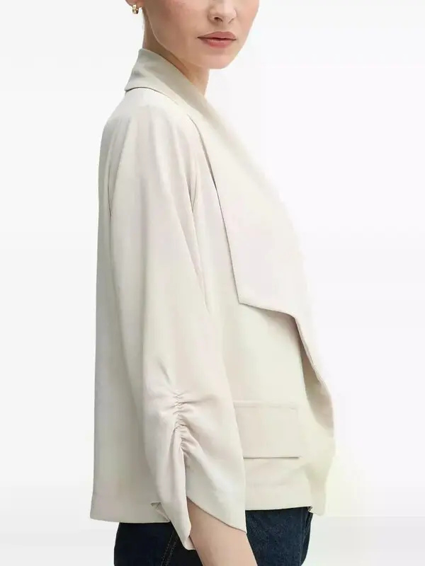 Joseph Ribkoff Gathered-sleeve Pocket Jacket