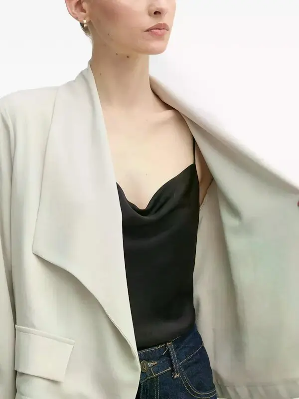 Joseph Ribkoff Gathered-sleeve Pocket Jacket